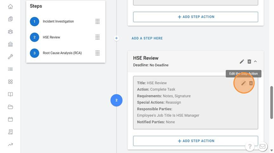 ‘Send Back’ Workflow Step – KPA Flex